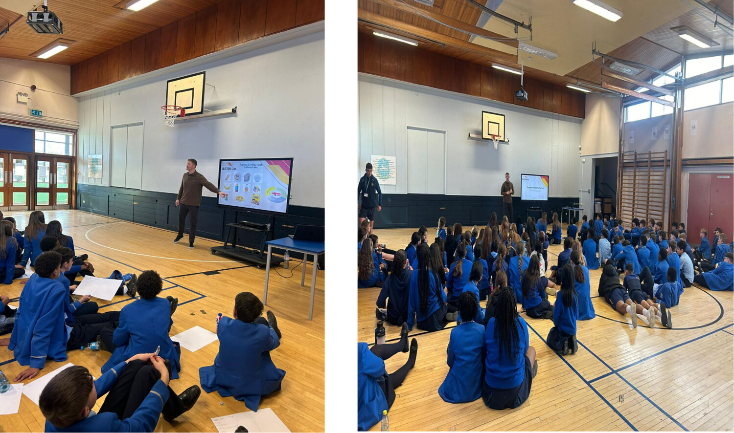 Nutrition presentation with Sports Teams